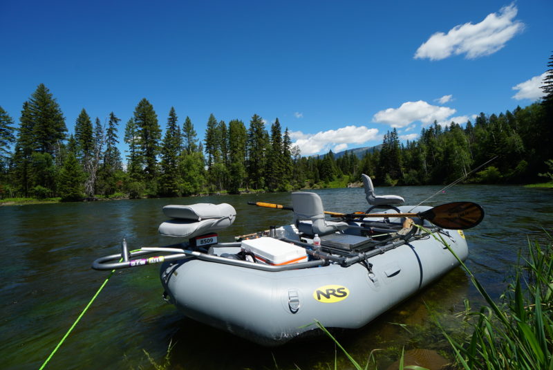Bigfork Anglers Custom NRS Otter Fly Fishing Raft - Bigfork Anglers